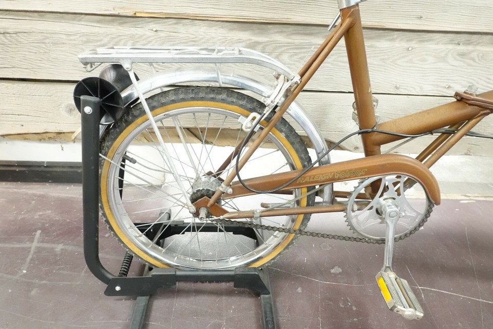 Raleigh Folder 20 Inch Folding Bicycle Brown and Chrome 3 speed Made In ...
