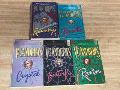 V.C ANDREWS THE COMPLETE BOOK SET 1,2,3,4 & 5 OF THE ORPHANS SERIES ALL ...