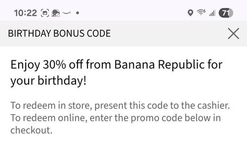 Banana Republic 30% Off Coupon Promo Code Expires 6/30/25 | eBay