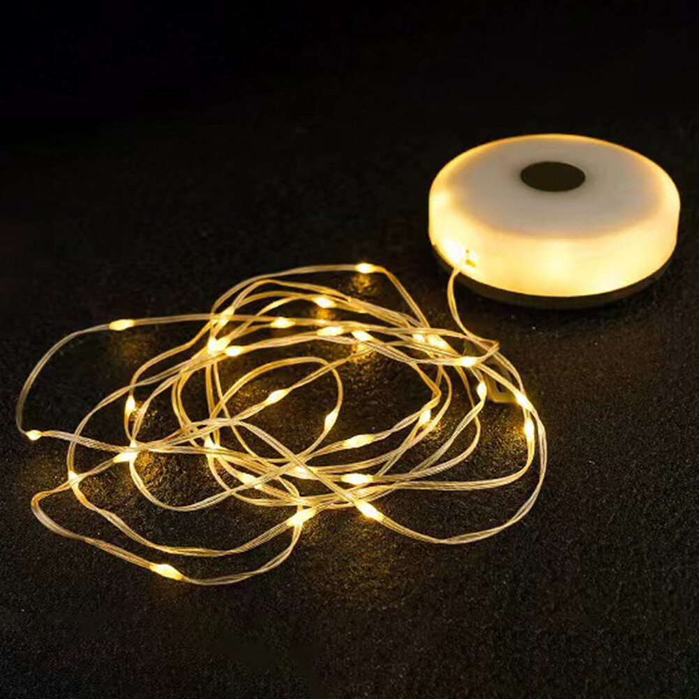 Camping Lantern 4Camping String Light USB Rechargeable 000K 200LM LED ...