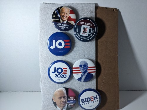 Lot 7 President Joe Biden Campaign Buttons 2016- 2020 | eBay