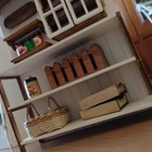 DIY Miniature 1:12 Scale 1/6 Dollhouse Garden Storage Rack Cabinet Kit ...