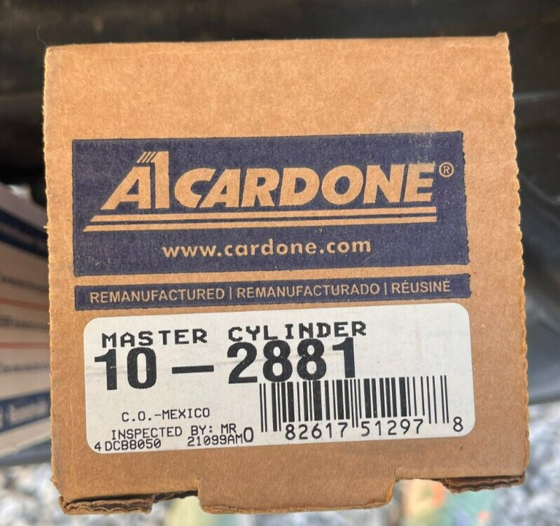 A1 Cardone 10-2881 Brake Master Cylinder for Chevy GMC Silverado Sierra ...
