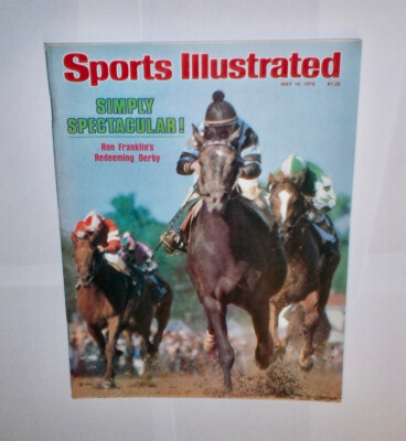 1979 NO LABEL Sports Illustrated SPECTACULAR BID wins the KENTUCKY ...