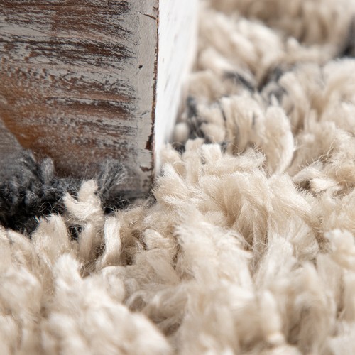 Deep-Pile Rug Living Room Shaggy Scandinavian Diamond Pattern Modern In ...