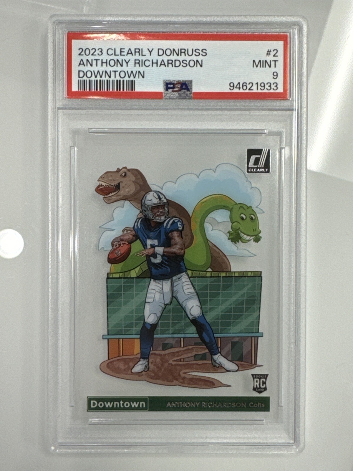 2023 Clearly Donruss Anthony Richardson Downtown Rookie #2 PSA 9 | eBay