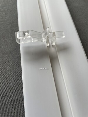 venetian blind valance / pelmet Clips for Wooden and faux wood blinds ...