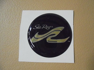 Sea Ray Steering Wheel Emblem with Gold Sea Ray Logo | 322909