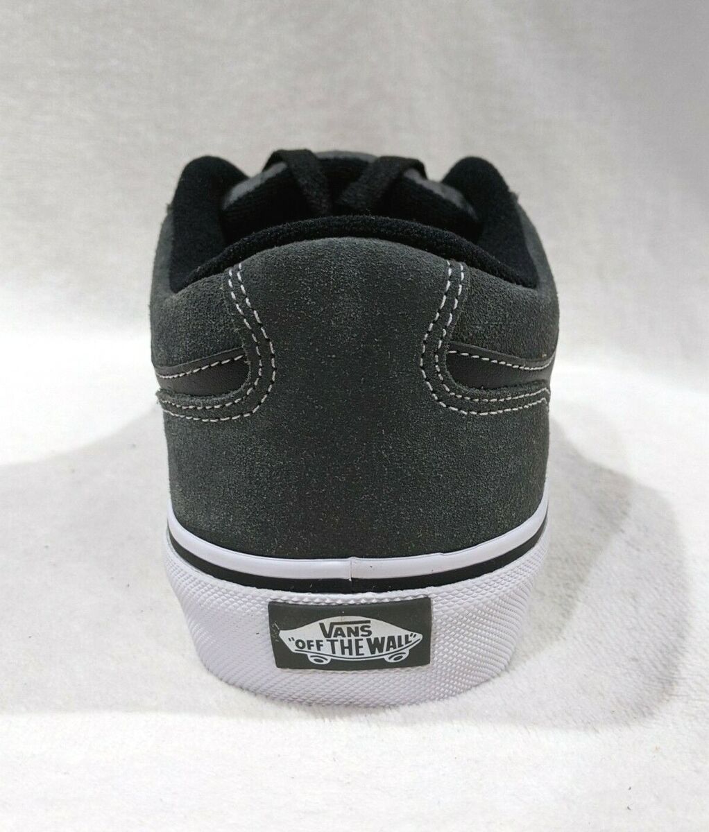 Vans Men's Bearcat Charcoal/White/Black Suede Skate Shoes Vans Men's Bearcat Charcoal/White/Black Suede Skate Shoes