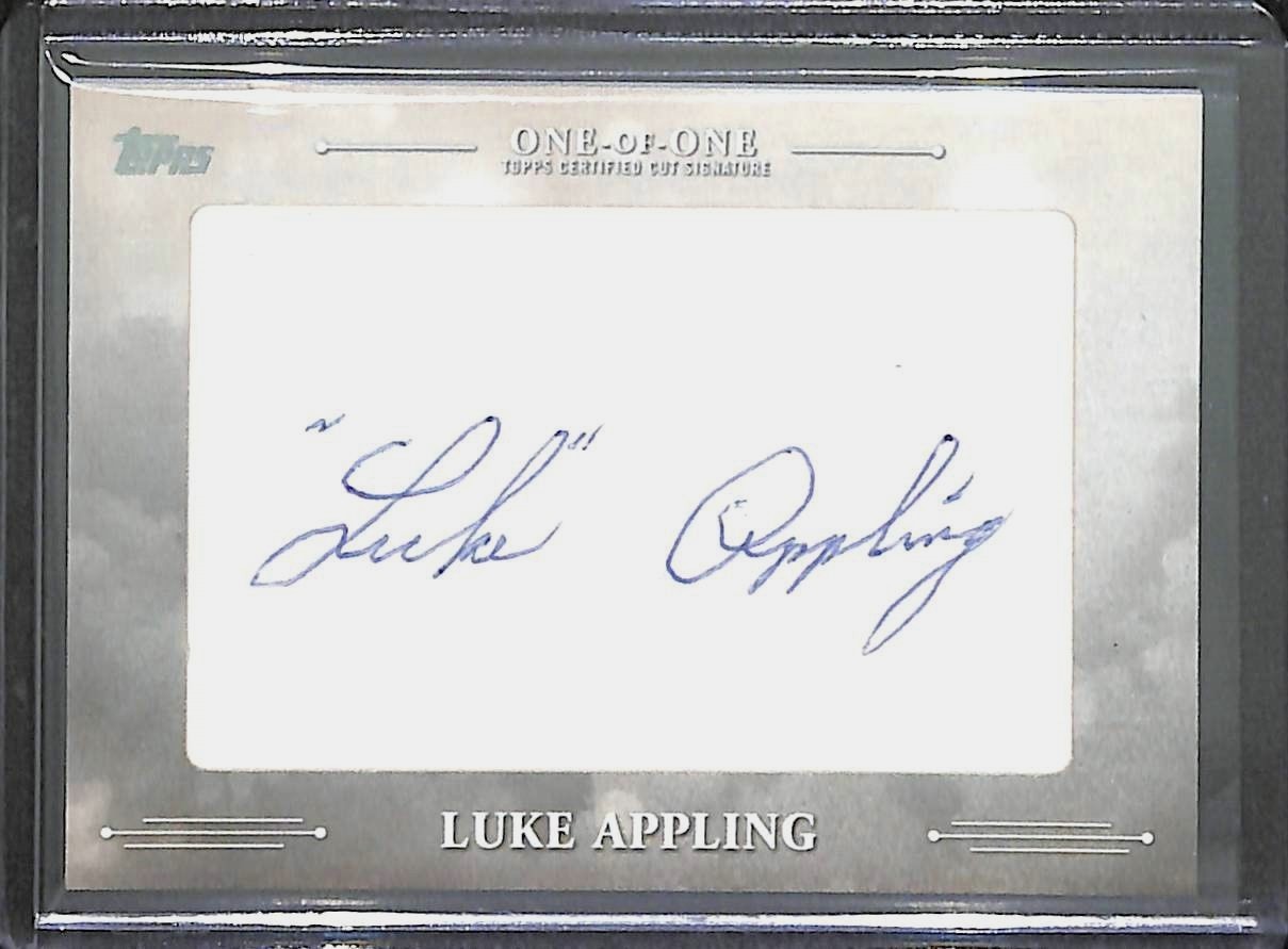 2018 Topps Series Two Cut Autograph #CS-LA Luke Appling No 1 of 1 | eBay