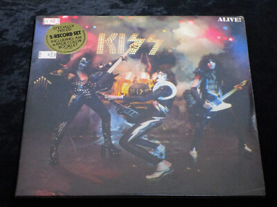 Kiss ‎Alive! Sealed Vinyl Records LP USA 1975 Orig Casablanca Gold Hype ...