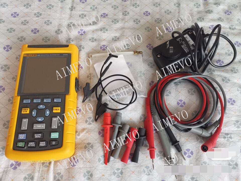 FLUKE 123 INDUSTRIAL SCOPEMETER 20MHz HANDHELD OSCILLOSCOPE fluke123 | eBay