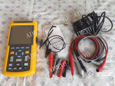 FLUKE 123 INDUSTRIAL SCOPEMETER 20MHz HANDHELD OSCILLOSCOPE fluke123 | eBay