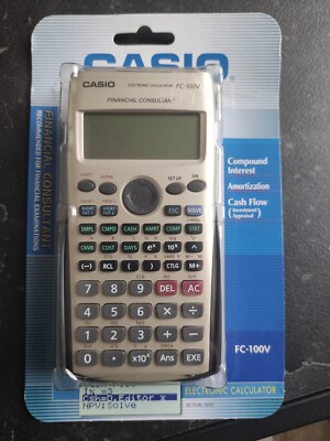 Casio FC-100V Electronic Calculator - Financial Consultant CIMA ...