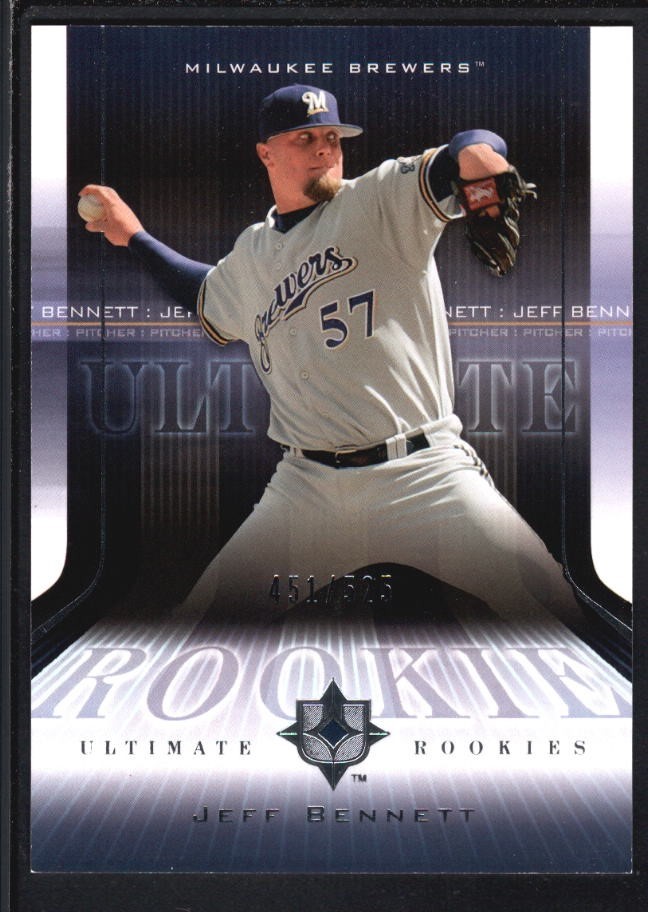 Jeff Bennett Baseball Jeff Bennett 2000 Multi Ad Hickory Crawdads