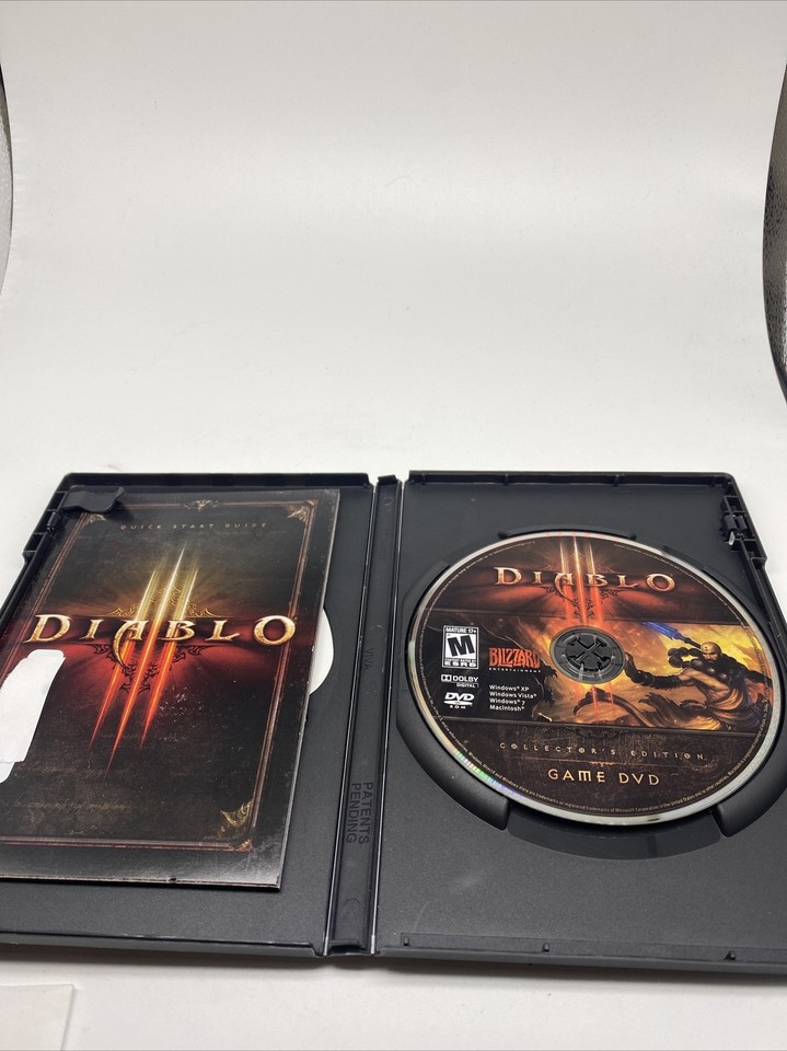 Diablo 3 (2012) - Windows PC MAC OS DVD-ROM - Action RPG Hack Slash ...