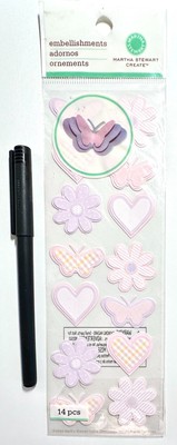 Butterflies Flowers Stickers Scrapbooking Embellishment Card Martha ...