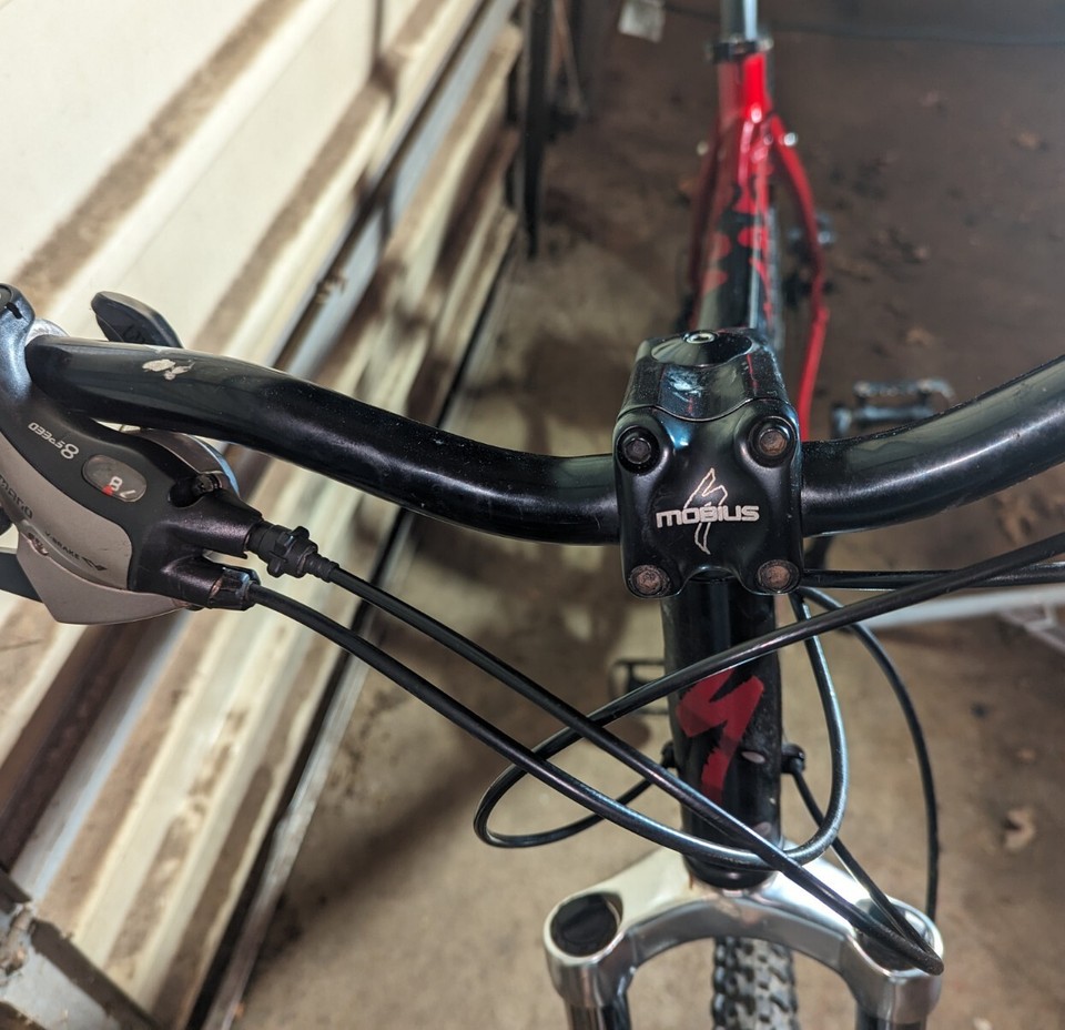 19" SPECIALIZED Hard Rock Comp Aluminum Marzocchi Disc Mountain Bike 5 ...