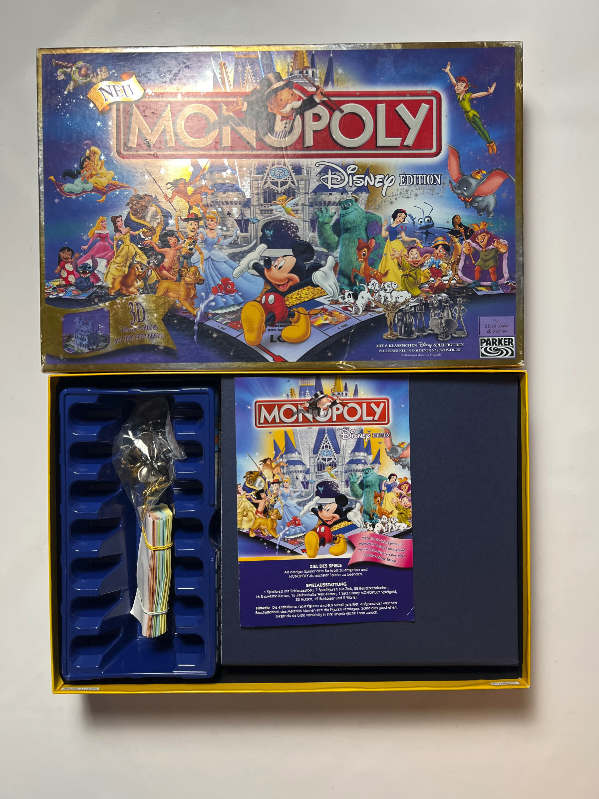Monopoly Disney 3d Edition 3d-Schloss -Parker 2005 - deutsch ...