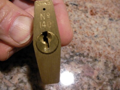 Master Lock No 140 Laminated Steel Padlock no key HARDENED STEEL no ...