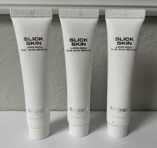 SACHEU BEAUTY Slick Skin Lipid-Rich Gua Sha Serum Travel Lot .34oz/10ml ...