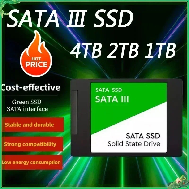 4TB SSD Sata Hard Drive Disk Sata3 High Speed Hard Disk Internal Solid ...