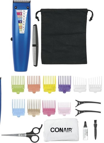 Conair Men Guided Haircut Kit NUMBER CUT 20 pc Color Coded Comb | eBay