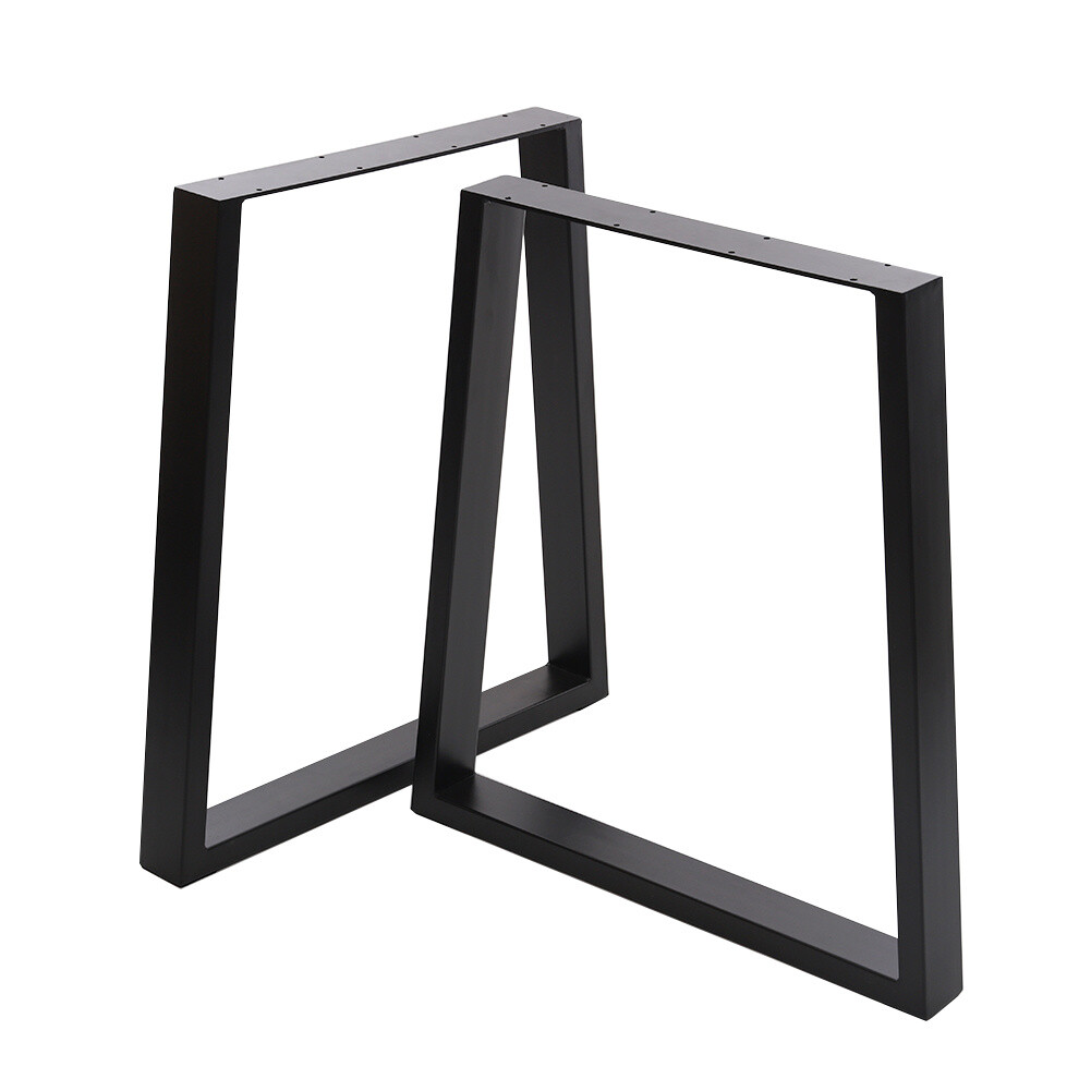 Industrial Metal Legs Furniture Feet Trapezoid Shaped Stand for Table ...