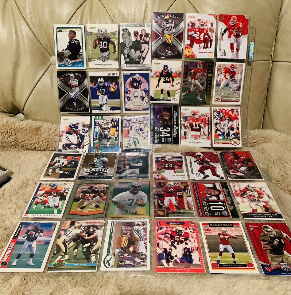 LOT 420+ Topps Rookie NFL FOOTBALL Team Trading Collectible CARDS & 20 ...