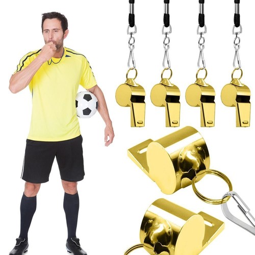 Rope Stainless Steel Whistles Cheerleading Tool Metal Whistle ...