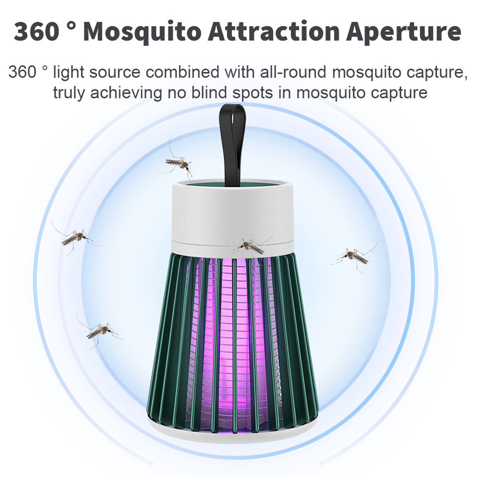 Mosquito Zapper Killer Lamp Electric Rechargeable Bug Fly Insect Trap ...
