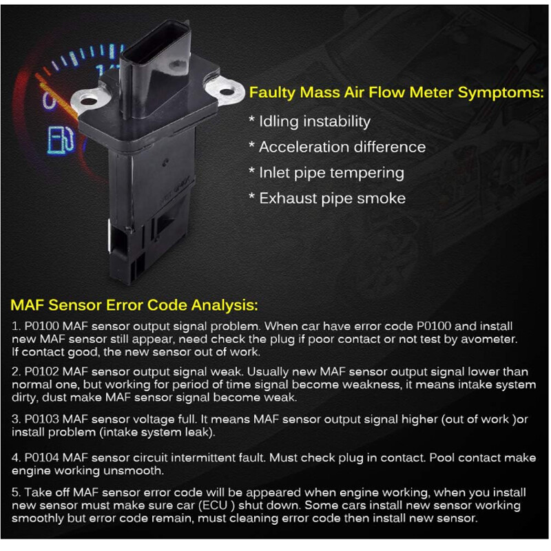 2004-2014 Nissan Pathfinder 3.5L Mass Air Flow Sensor Meter MAF for ...