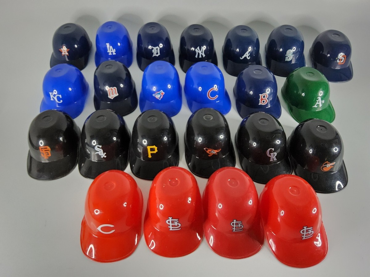 Mini Baseball Helmets For Ice Cream Lot Of 19 Rawlings MLB Baseball