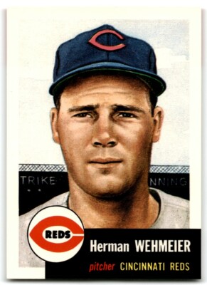 1991 TOPPS ARCHIVES 1953 HERM WEHMEIER CINCINNATI REDS #110 | eBay