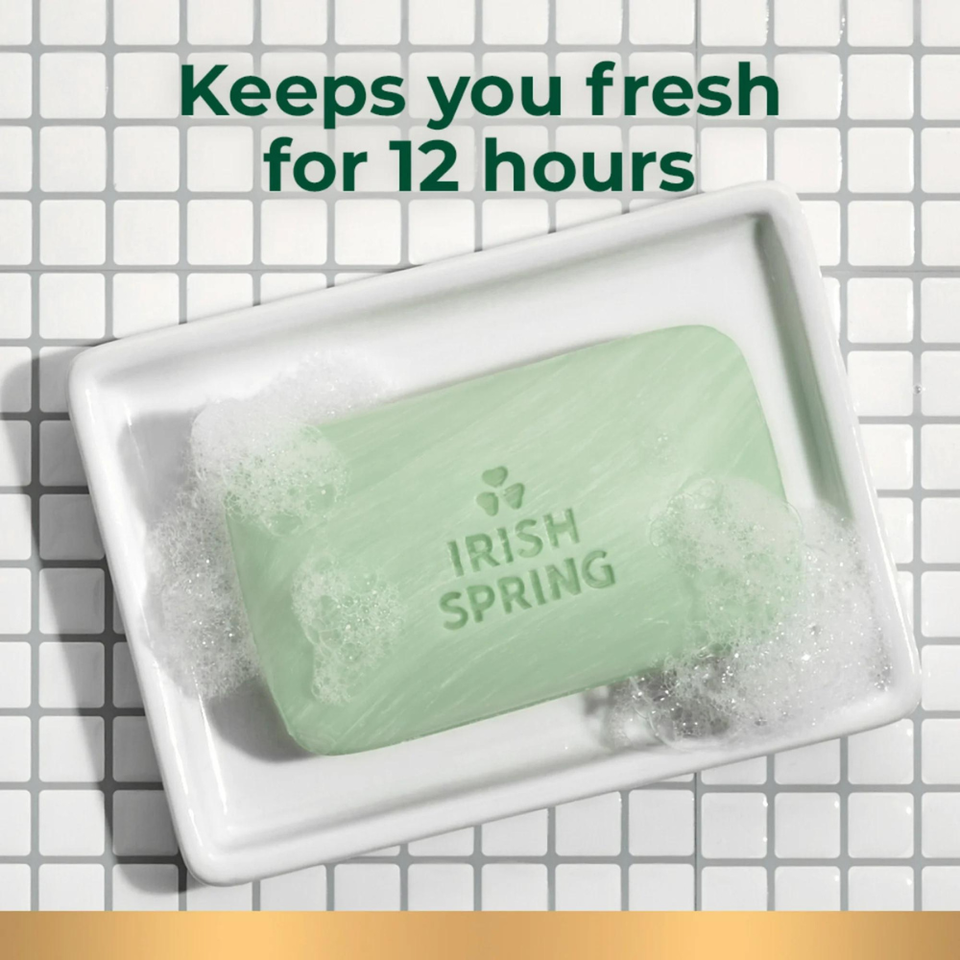 Irish Spring Bar Soap for Men, Aloe Mist Deodorant Bar Soap, 3.7 Oz, 12 ...