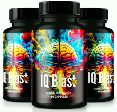(3 Pack) IQ Blast Pro Cognitive Pills to Restore Memory Power & Improve ...