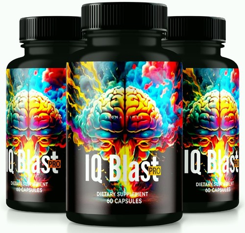 (3 Pack) IQ Blast Pro Cognitive Pills to Restore Memory Power & Improve ...