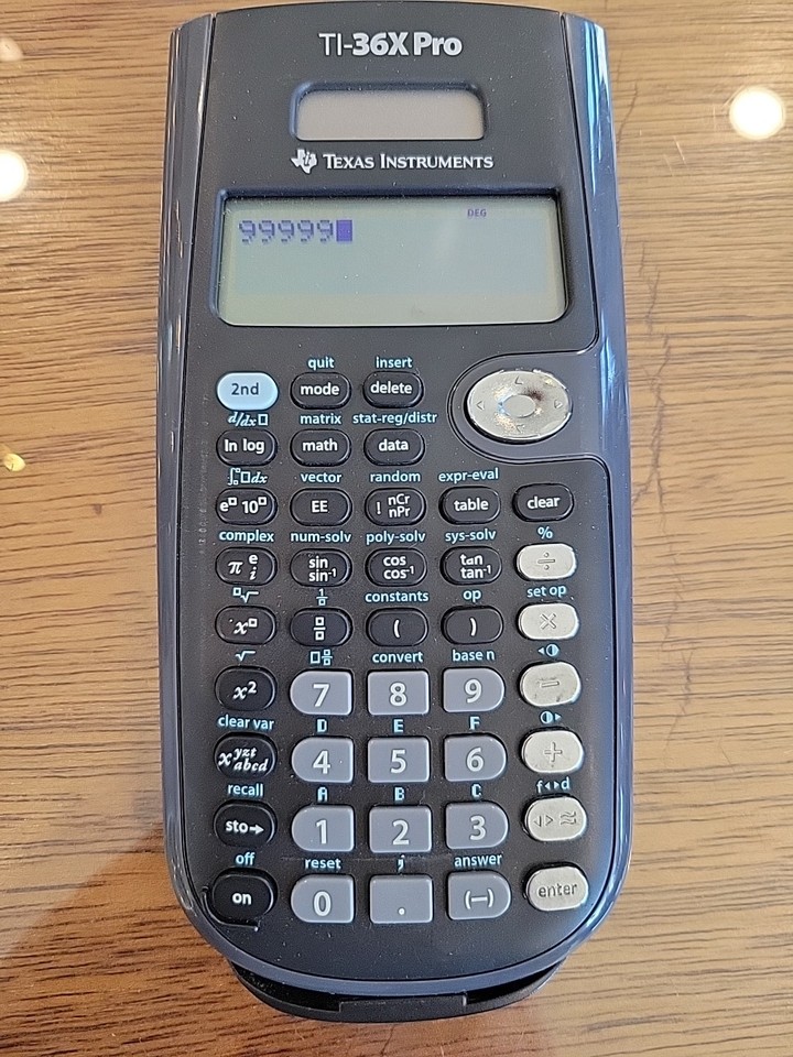 TEXAS INSTRUMENTS TI-36X PRO SCIENTIFIC CALCULATOR Used Working/ SAT ...