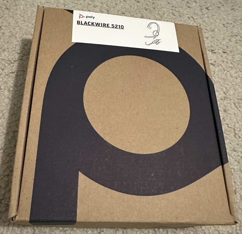 New Plantronics Poly Blackwire C5200 5200 5210 Wired USB w/Soft Case | eBay