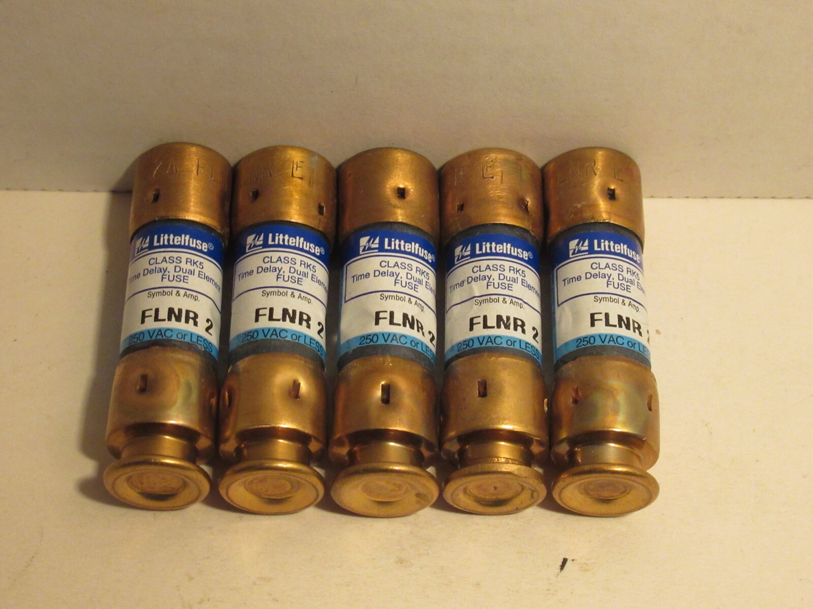 NEW (LOT OF 5) LITTELFUSE FLNR2 FLNR-2 2A 250VAC TIME DELAY FUSE | eBay
