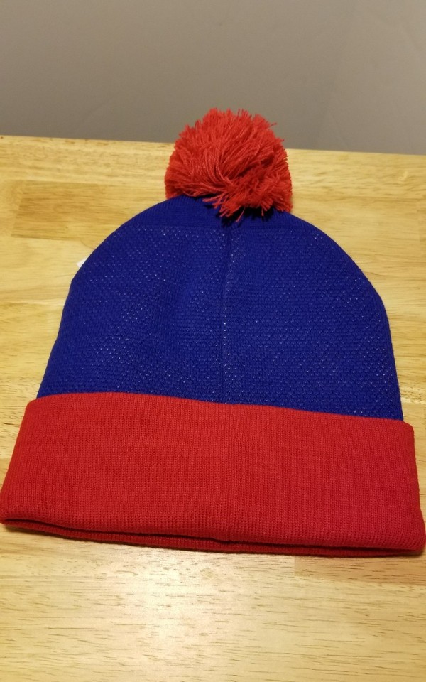 ECKO UNLTD STAY HIGH RED AND BLUE BEANIE HAT 420 RED EYES NWT RARE | eBay