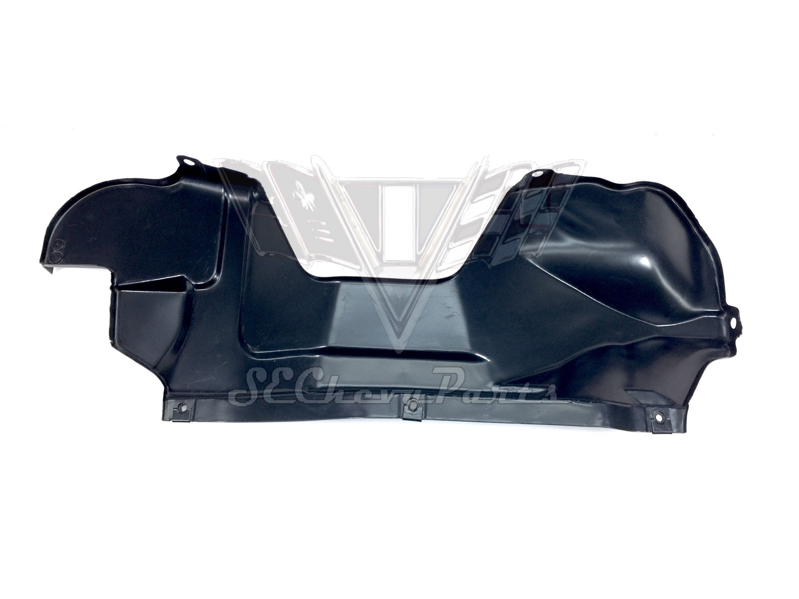 1959-1960 Chevy Impala OEM V8 Rear Splash Pan Shield With non-Power ...