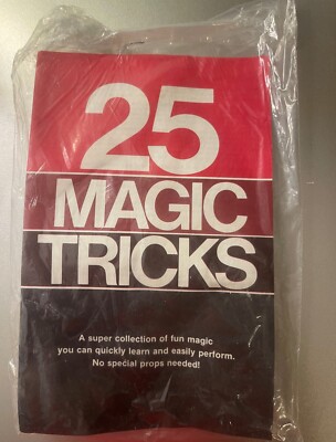 Vintage 25 Magic Tricks Kit Unopened Original Packaging 1970s | eBay