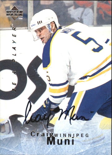 1995-96 (SABRES) Be A Player Autographs #S14 Craig Muni | eBay