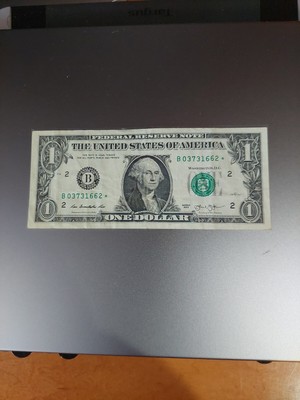 B03731662*(2013 B (ONE DOLLAR) DUPLICATE *STAR* NOTE BILLS CIRCULATED ...