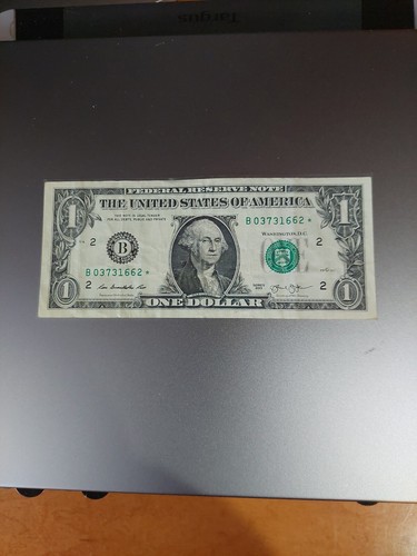 B03731662*(2013 B (ONE DOLLAR) DUPLICATE *STAR* NOTE BILLS CIRCULATED ...