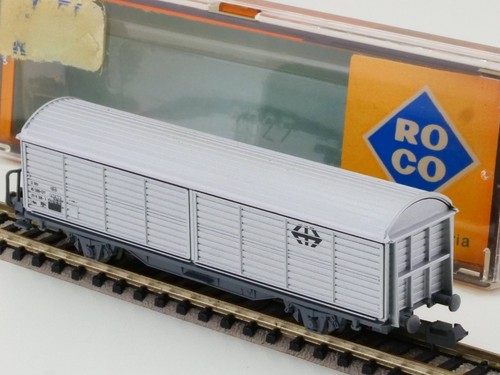 Roco 02327S Sliding Wall Wagon Hbis SBB Ep. IV Gauge N TOP! OVP 1703-27 ...