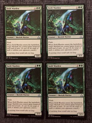 4x Swift Warden - NM - Rivals of Ixalan - MTG Magic The Gathering | eBay