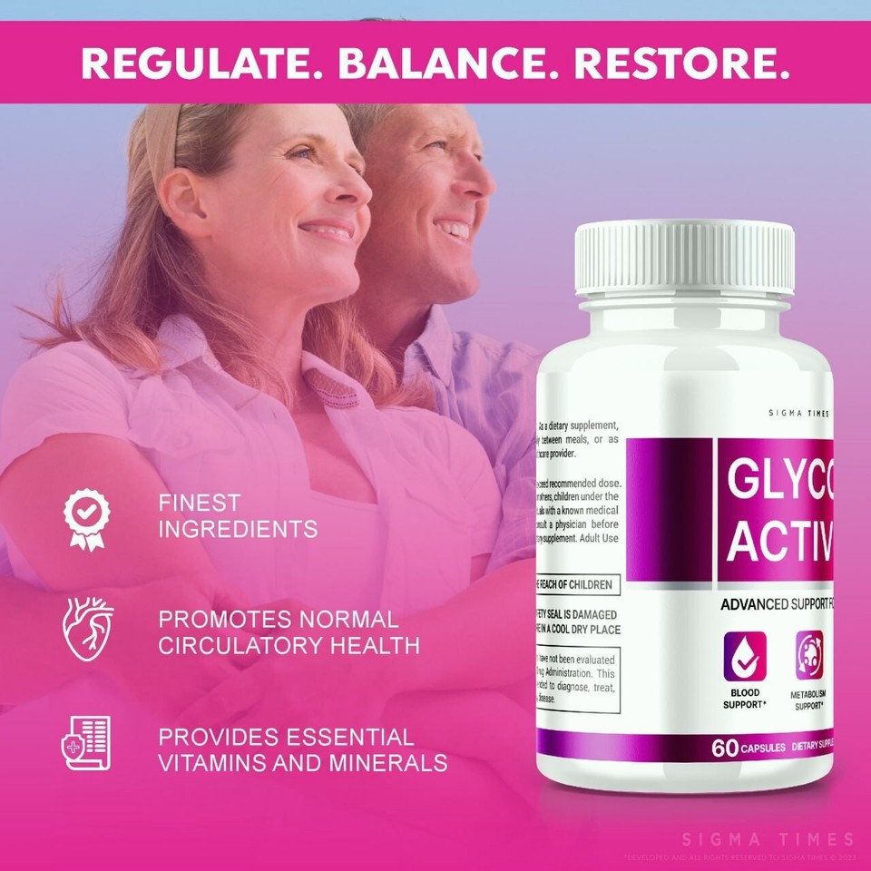 Glyco Active Advanced Blood Support Pills for Healthy Blood Sugar ...