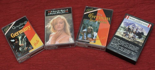 Lot Of 3 German And 1 Austrian Cassette Tapes Foreign Language Tested ...